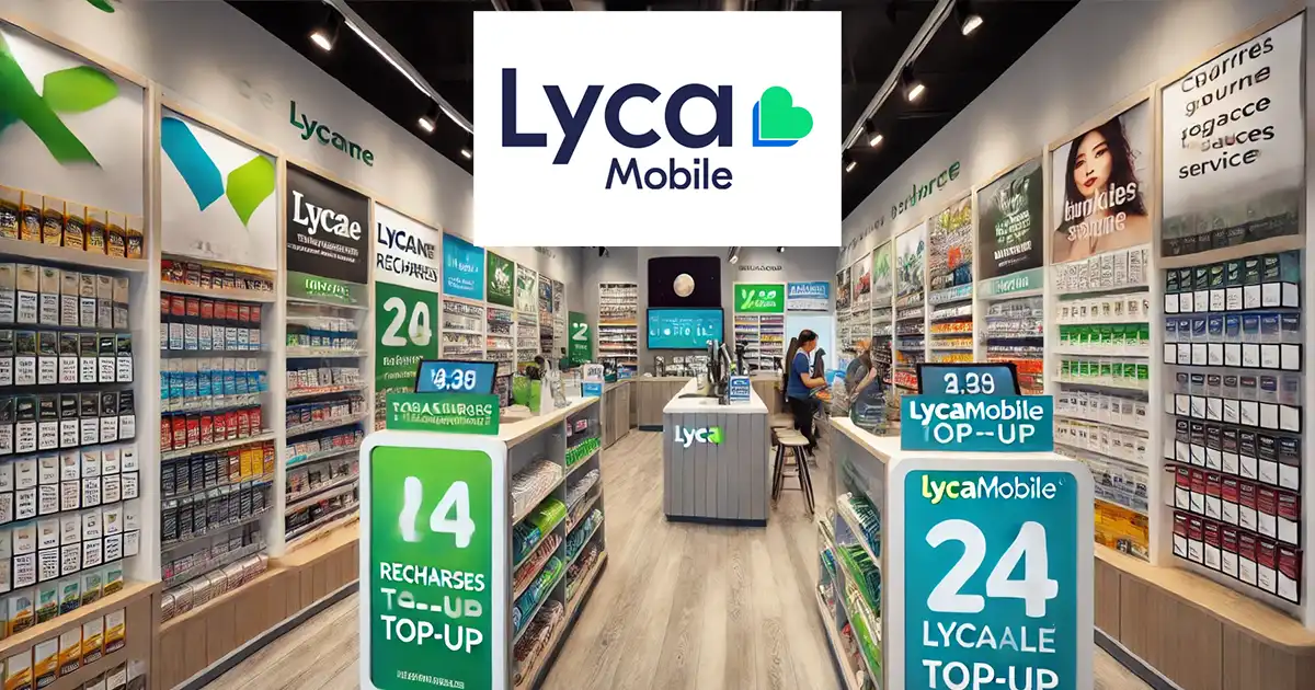 Trouver un point de vente Lycamobile autour de moi